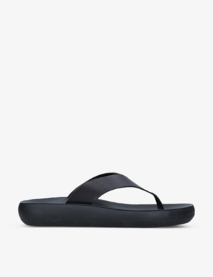ANCIENT GREEK SANDALS - Charys leather flatform flip-flops | Selfridges.com