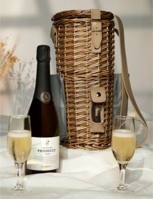 SELFRIDGES SELECTION - Prosecco and wicker basket set | Selfridges.com