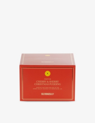 SELFRIDGES SELECTION - Vegan Cherry & Sherry Christmas Pudding 450g ...
