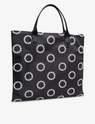 TED BAKER - Zoyaa metropolis foldaway woven shopper bag | Selfridges.com