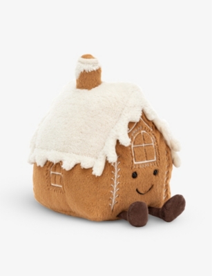 JELLYCAT - Amuseable Gingerbread House soft toy 20cm | Selfridges.com