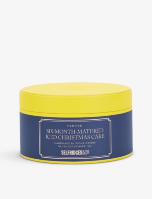SELFRIDGES SELECTION - Six-Month-Matured Iced Christmas cake 555g ...