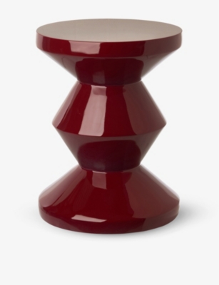 POLS POTTEN - Zig Zag lacquered stool 46cm | Selfridges.com