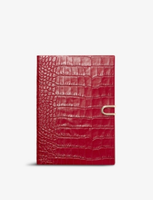 SMYTHSON - Mara Soho croc-embossed 2021/2022 mid-year leather diary ...