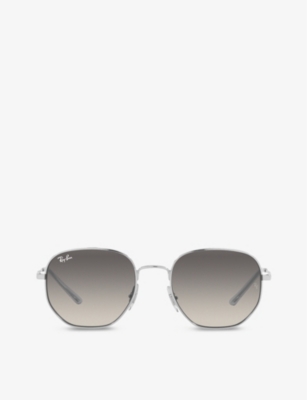 RAY-BAN - RB3682 geometric-frame metal sunglasses | Selfridges.com