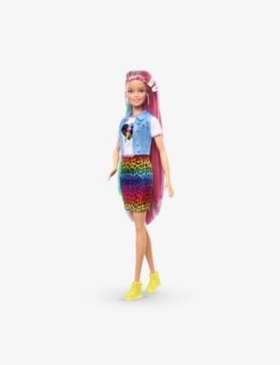 BARBIE - Rainbow Cheetah Barbie doll figure 30.4cm | Selfridges.com