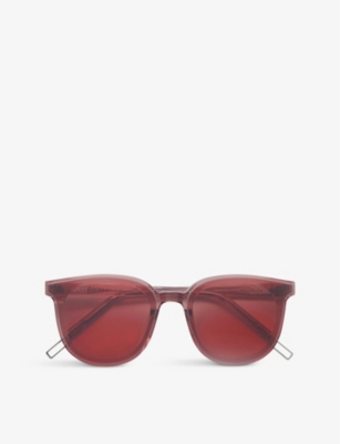 GENTLE MONSTER - GUMMY PC12 oval-frame acetate sunglasses | Selfridges.com