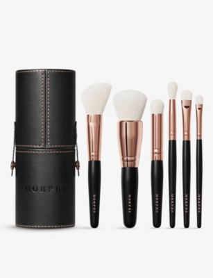 MORPHE - Rose Away make-up brush travel set | Selfridges.com