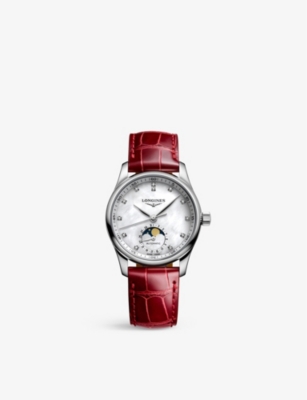 LONGINES - The Longines Master Collection stainless-steel, 0.055ct ...