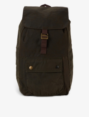 BARBOUR - Re-Loved waxed-cotton backpack | Selfridges.com