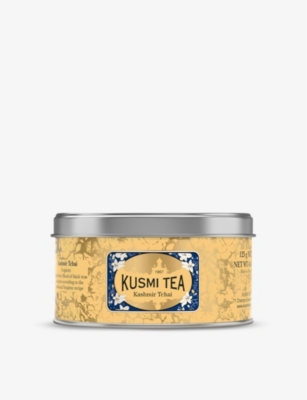KUSMI TEA - Kashmir Tchai organic loose leaf tea tin 125g | Selfridges.com
