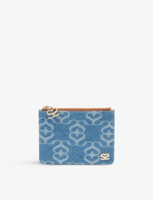 SANDRO - Slide denim wallet | Selfridges.com