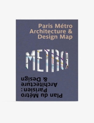 BLUE CROW MAPS - Paris Metro Architecture & Design map | Selfridges.com