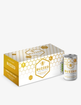 DRINKS - Buzzed Energy tonic water with honey 8x150ml | Selfridges.com