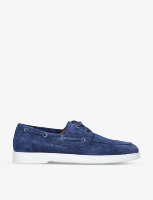 Barca suede boat shoes | The Hoxton Trend