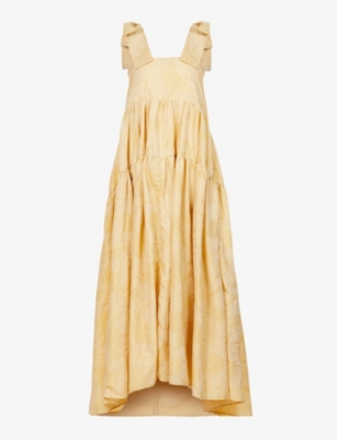SISTER JANE - Nectar floral-print satin maxi dress | Selfridges.com