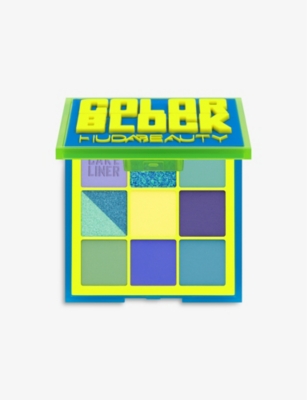 Huda Beauty Color Block Obsessions Eyeshadow Palette Blue & Green Color ...