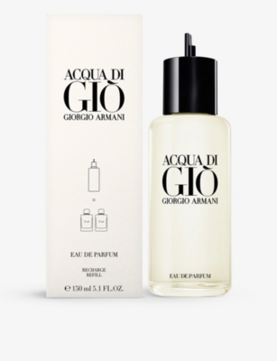Giorgio Armani Womens Acqua Di Giò Refillable Eau De Parfum 150ml ...