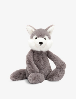 JELLYCAT - Bashful Wolf Medium soft toy 31cm | Selfridges.com