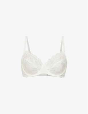 Wacoal Lace Perfection Underwired Stretch-lace Half-cup Bra | ModeSens