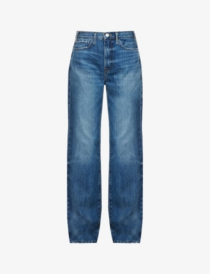 FRAME - Le Jane straight-leg high-rise jeans | Selfridges.com