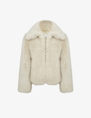 REISS - Caitlin collar sheepskin jacket | Selfridges.com