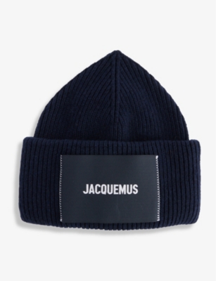 JACQUEMUS - Le Bonnet branded wool-blend hat | Selfridges.com