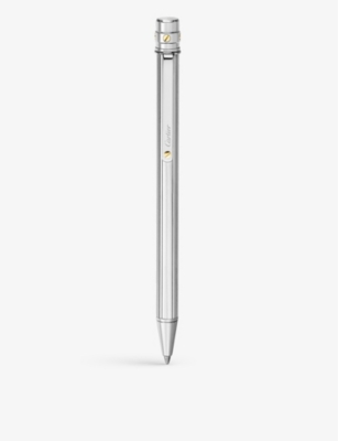 CARTIER - Santos de Cartier palladium-plated stainless-steel ballpoint ...