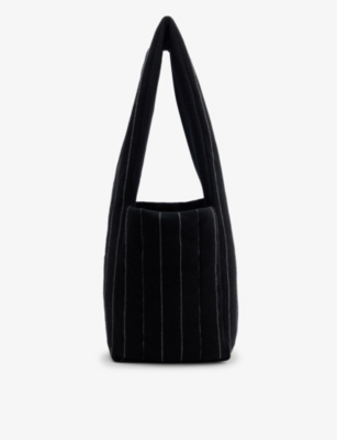 JOSEPH - Pinstripe padded wool-down tote bag | Selfridges.com