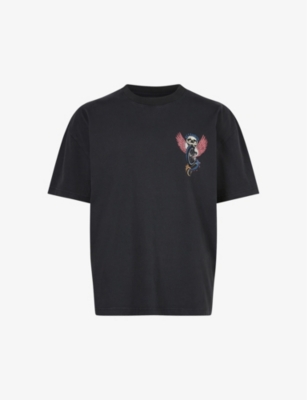 ALLSAINTS - Road Rash graphic-print organic-cotton T-shirt | Selfridges.com