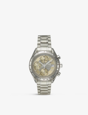 RESELFRIDGES WATCHES - Pre-loved Omega Speedmaster Reduced stainless ...