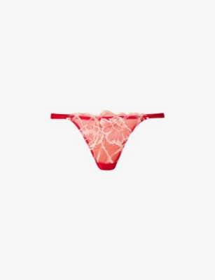 MYLA - Ebury Street mid-rise stretch-lace thong | Selfridges.com