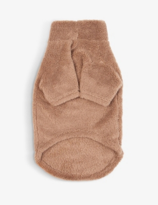 BARBOUR - Brand-tab teddy-texture medium woven dog jumper | Selfridges.com