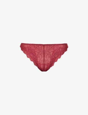WACOAL - Lace Perfection stretch-lace tanga briefs | Selfridges.com