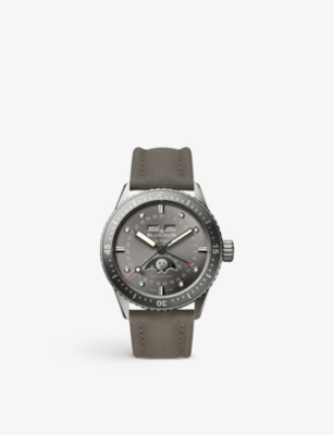 5054 1210 G52A Fifty Fathoms titanium and canvas automatic watch | The ...