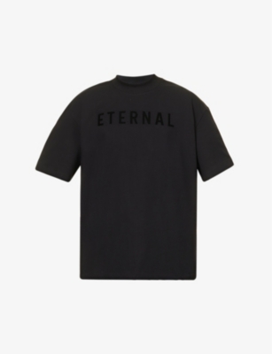 FEAR OF GOD - Eternal brand-print relaxed-fit cotton-jersey T-shirt ...