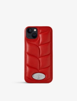 MULBERRY - Softie quilted leather iPhone 13 case | Selfridges.com