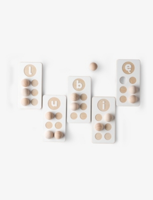 MILIN - Braille Alphabet wooden set | Selfridges.com
