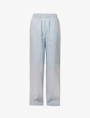 JOSEPH - Milner wide-leg mid-rise ramie trousers | Selfridges.com
