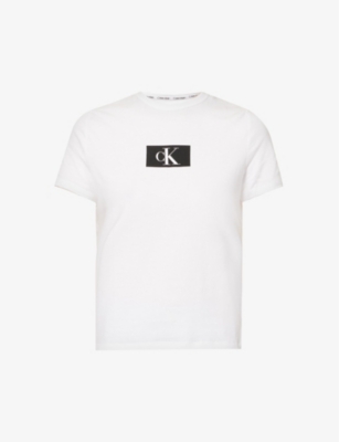CALVIN KLEIN - 1996 Lounge logo-print recycled cotton-blend top ...