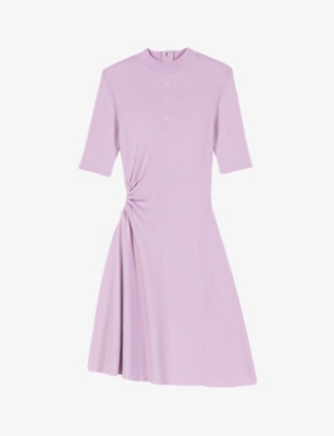 MAJE - Cut-out ribbed stretch-knit mini dress | Selfridges.com