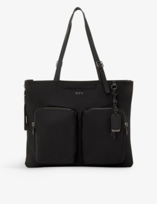 TUMI - Cody expandable logo-badge nylon tote | Selfridges.com