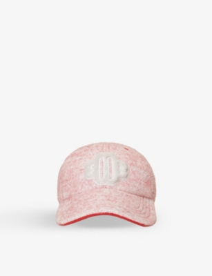 MAJE - Logo-appliqué tweed baseball cap | Selfridges.com