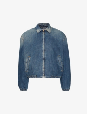 ACNE STUDIOS - Oparad padded boxy-fit denim jacket | Selfridges.com