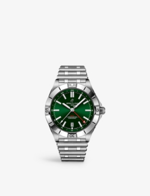 BREITLING - A32398101L1A1 Chronomat GMT 40 automatic stainless steel ...