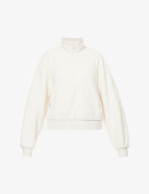 ALO YOGA - Micro Sherpa high-neck fleece jacket | Selfridges.com