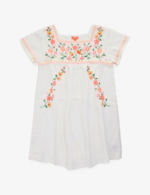SUNUVA - Peruvian embroidered cotton dress 3-14 years | Selfridges.com