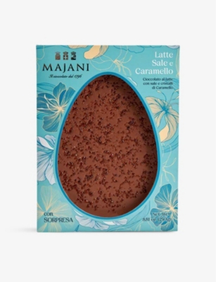 MAJANI - Platò milk chocolate and caramel flat Easter egg 250g ...