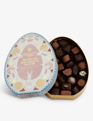 CHARBONNEL ET WALKER - Milk and dark chocolate Easter egg-shaped ...