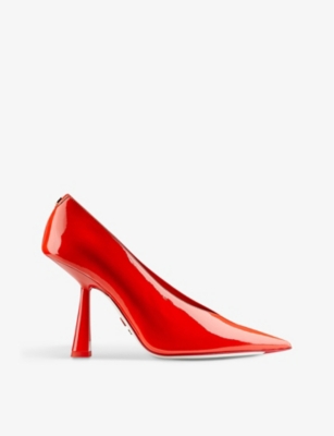 JIMMY CHOO - Sailor Mars Pump 100 leather heeled courts | Selfridges.com